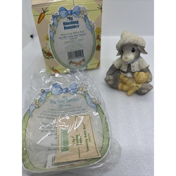 Enesco | Accents | Enesco My Blushing Bunnies Bouncing Baby Boy 997 ...